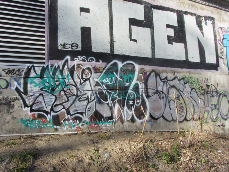 Abuse graffiti photos